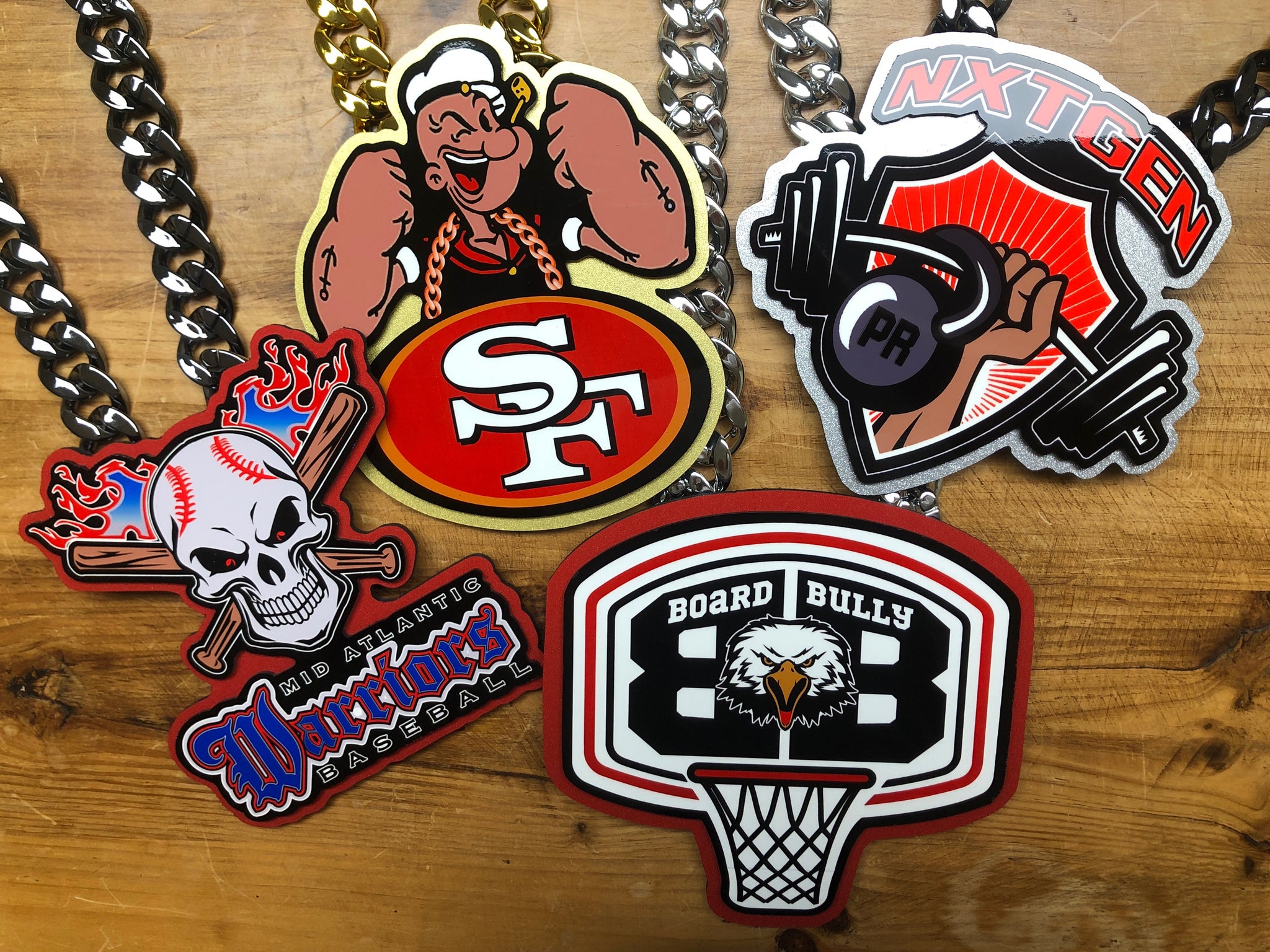 Custom Turnover Pendant & Chain | Bighead Custom